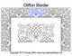Computerized Quilting Pattern Clifton Block 1