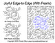 Computerized Quilting Pattern Joyful Edge-to-Edge