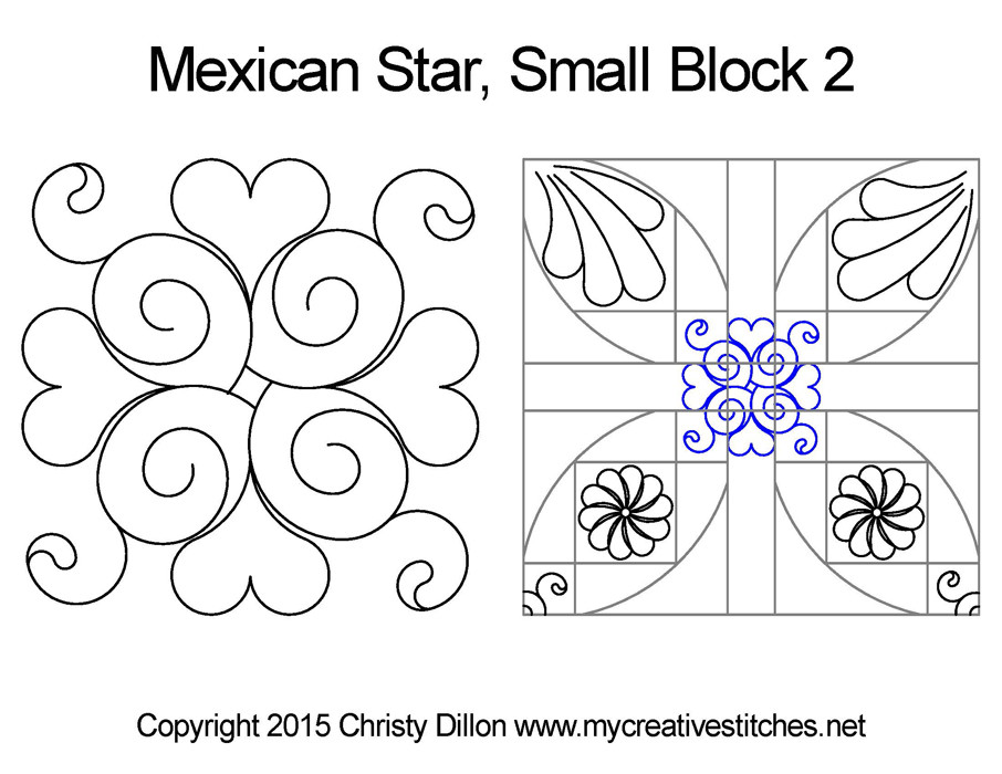Block Specific - Mexican Star - My Creative Stitches