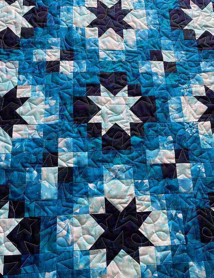 Computerized Quilting Pattern Rock Star Edge-to-Edge