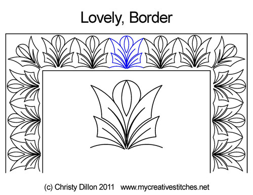 Lovely Border - My Creative Stitches