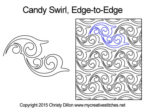 Candy Swirl Edge-to-Edge - My Creative Stitches