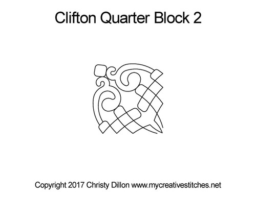 Clifton, Quarter Block 2 - My Creative Stitches