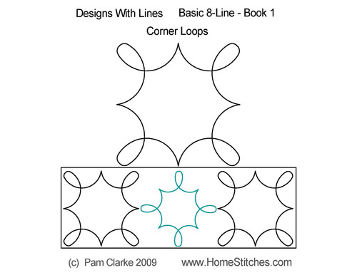 Pam Clarke Corner Loops - My Creative Stitches