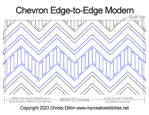Chevron Modern Edge-to-Edge