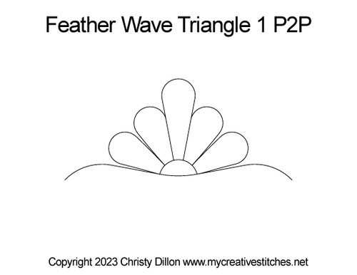 Feather Wave Triangle 1 Point-to-Point
