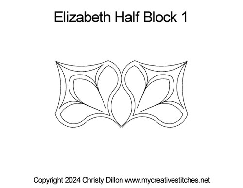 Elizabeth, Half Block 1
