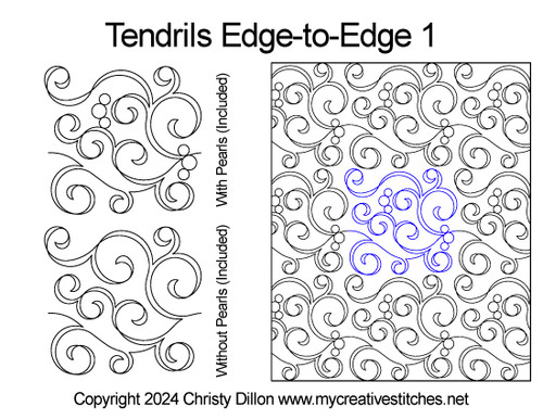 Tendrils, Edge-to-Edge 1