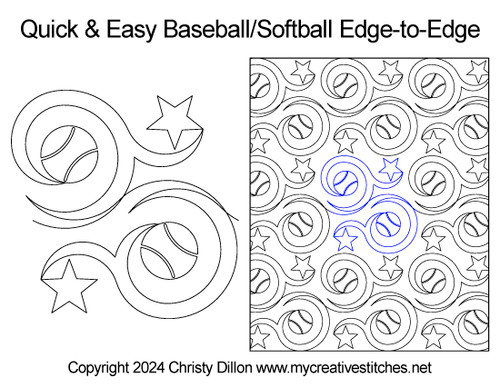 Quick & Easy Edge-to-Edge, Baseball