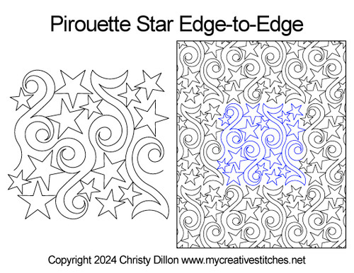 Pirouette Star, Edge-to-Edge