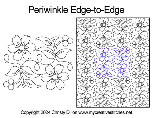 Periwinkle Edge-to-Edge