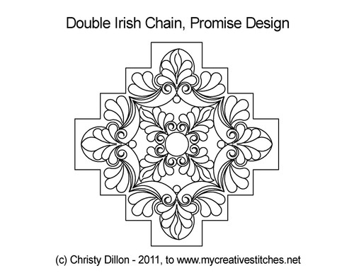 Promise Double Irish Chain, Block 1 - My Creative Stitches