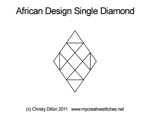 African Designs Diamond - My Creative Stitches
