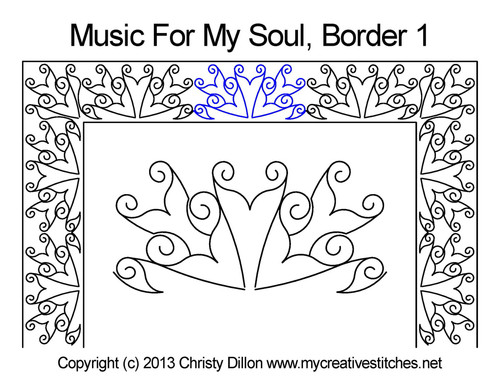 Music For My Soul Border 1 - My Creative Stitches