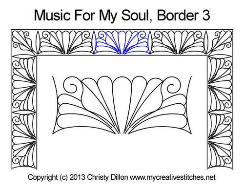 Music For My Soul Border 3 - My Creative Stitches