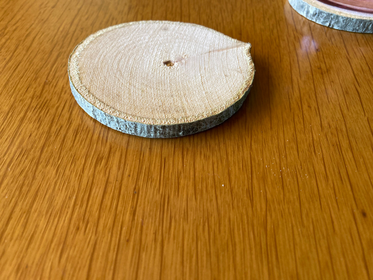 Natural Walnut Wood Coaster - single coaster - Hardworking Products