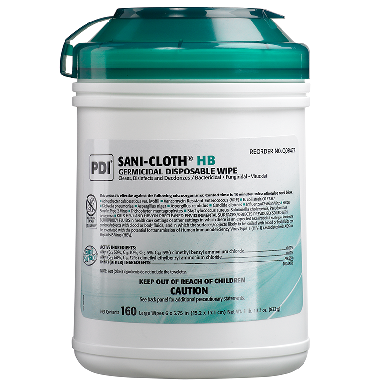 Sani-Cloth, Surface Disinfectant Wipes, choice of type
