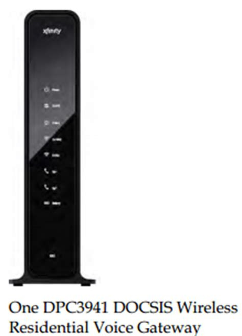Arris TG1682G Comcast XB3 Wireless Telephone Modem