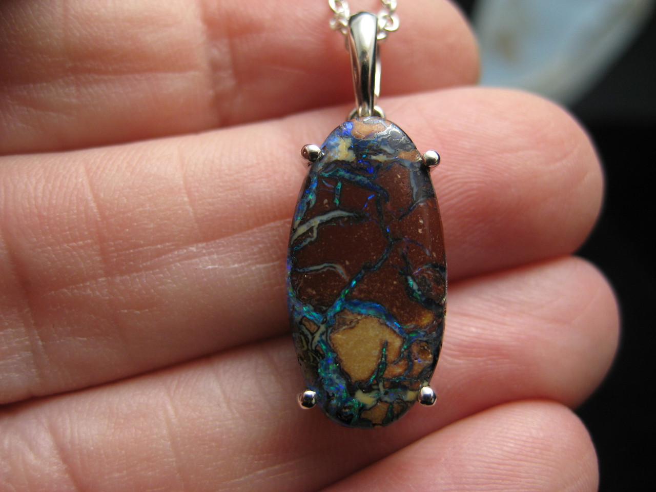 Belvedere - Boulder Opal Pendant