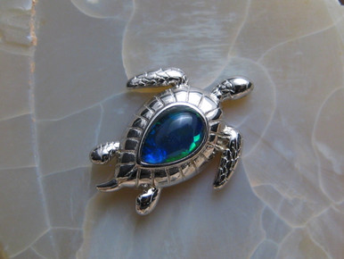 Blue Turtle - Opal Triplet Turtle