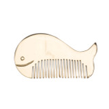 Whale Brass Comb - sirensongcuriosities.com