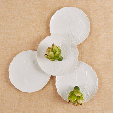 Cabbage Leaf Side Plates Set/4