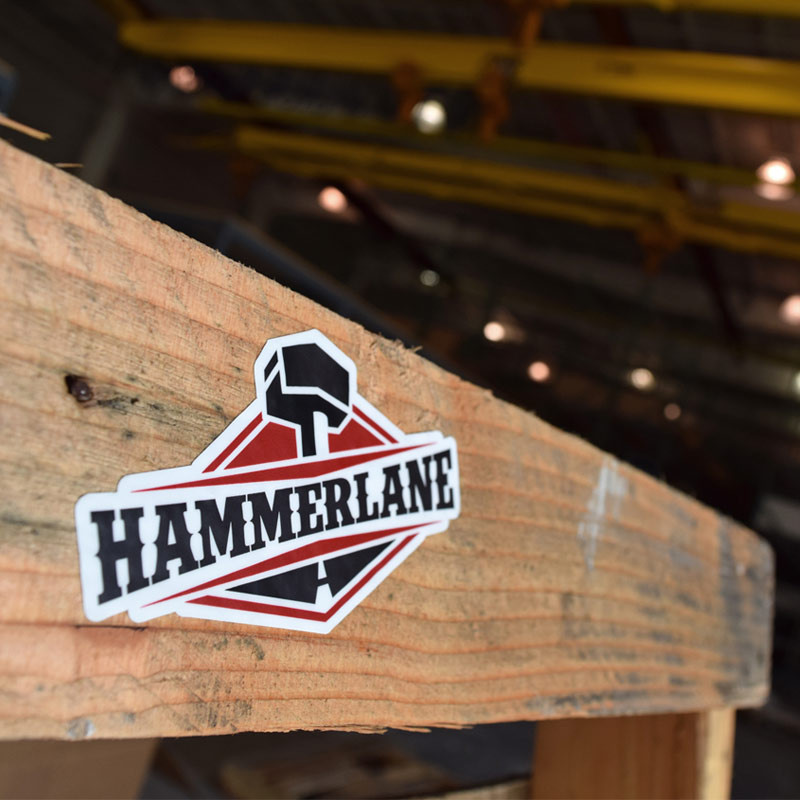 Hammer Lane 4" Sticker - Hammer Lane