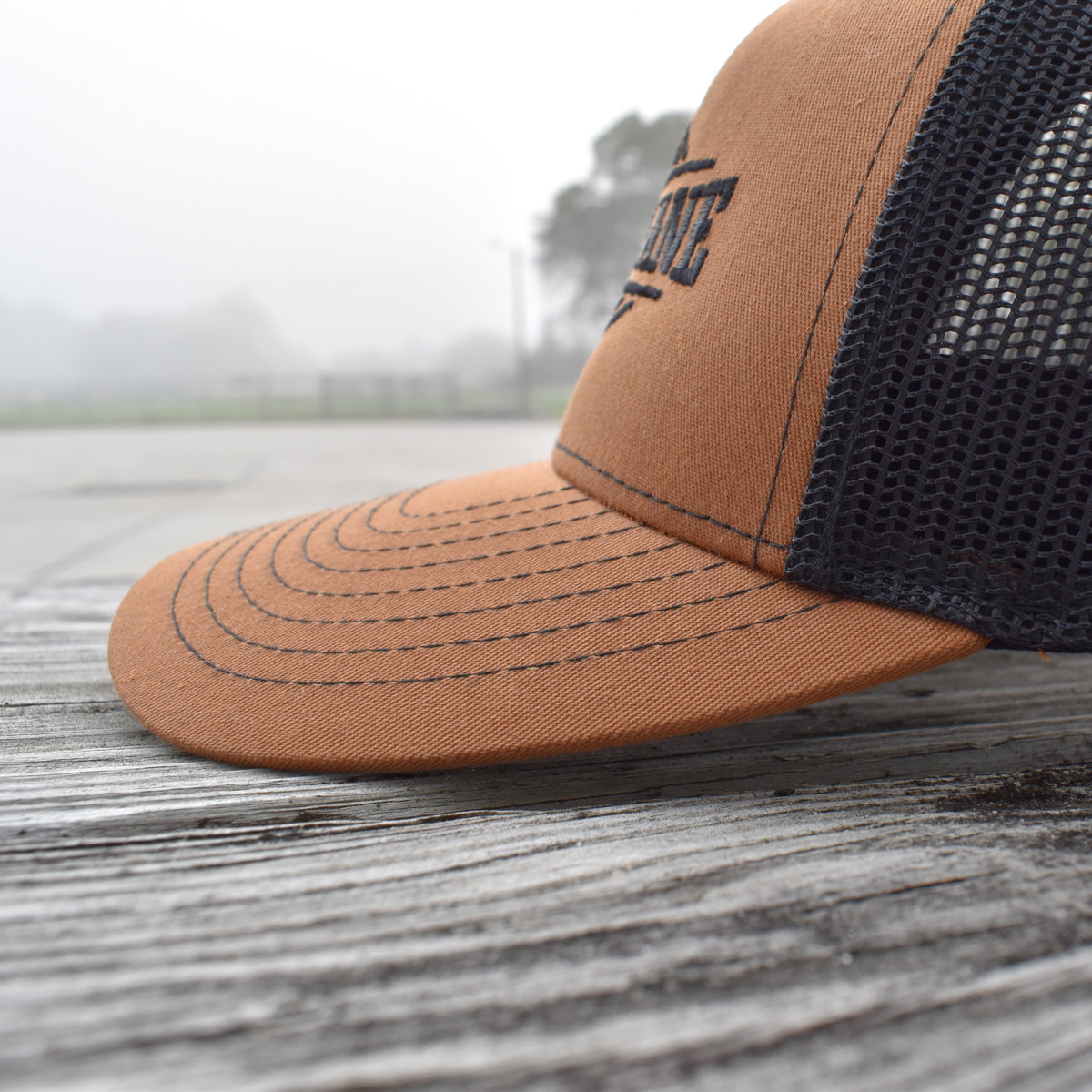 Snapback Camel Black Hammerlane Trucker Hat - Hammer Lane