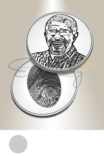 Fingerprint & Photo Coin - Fingerprint