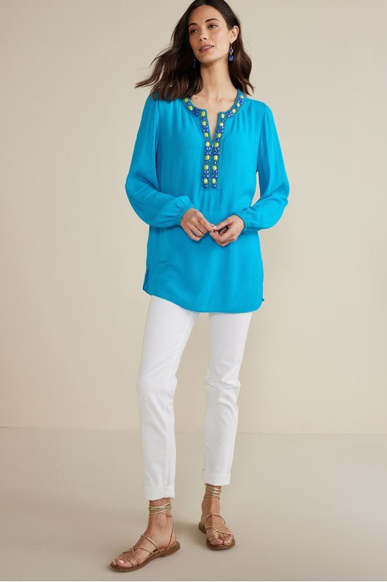 Nellie Gauze Tunic