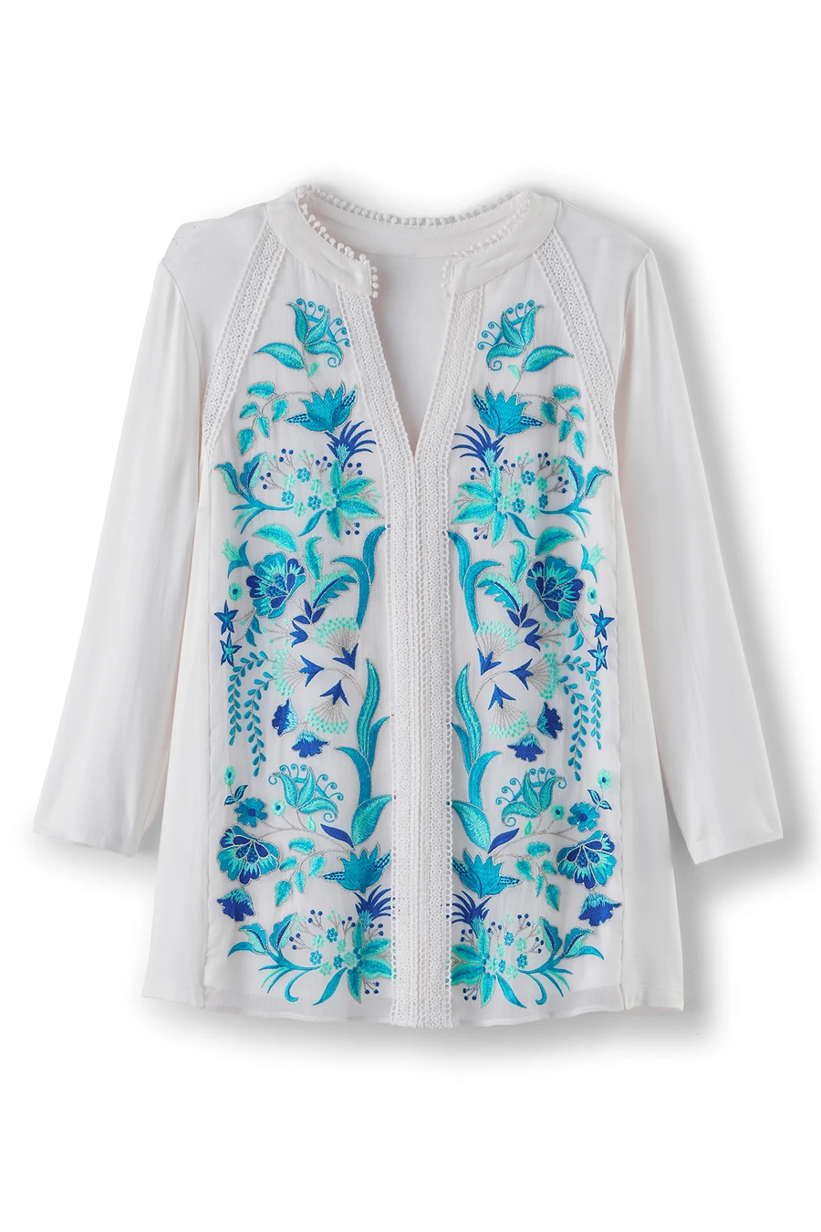 Delsie Embroidered Top