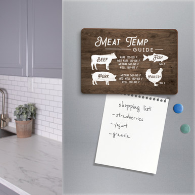 Wood Magnet - Meat Temp - [Wholesale]P.Graham Dunn