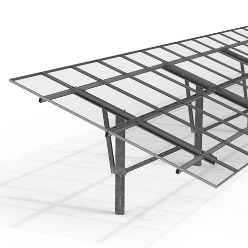 UniRac, 180" Ground Fixed Tilt C-Pile