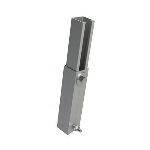 UniRac 18" to 30" Adjustable Tilt Leg, Clear Finish