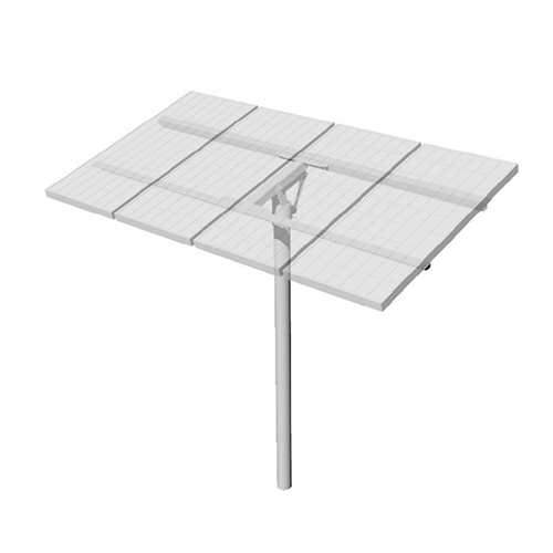 Top-of-Pole Mount for 4 Type-B Solar Modules