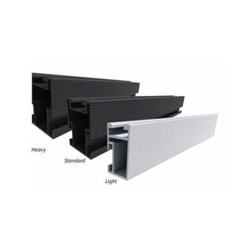 QRail Standard 168”, Black Finish