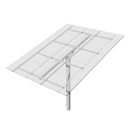 Top-of-Pole Mount for 10 Type-H Solar Modules