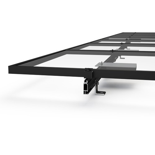 UniRac 32mm MicroRail 132" Trimrail, Dark Finish