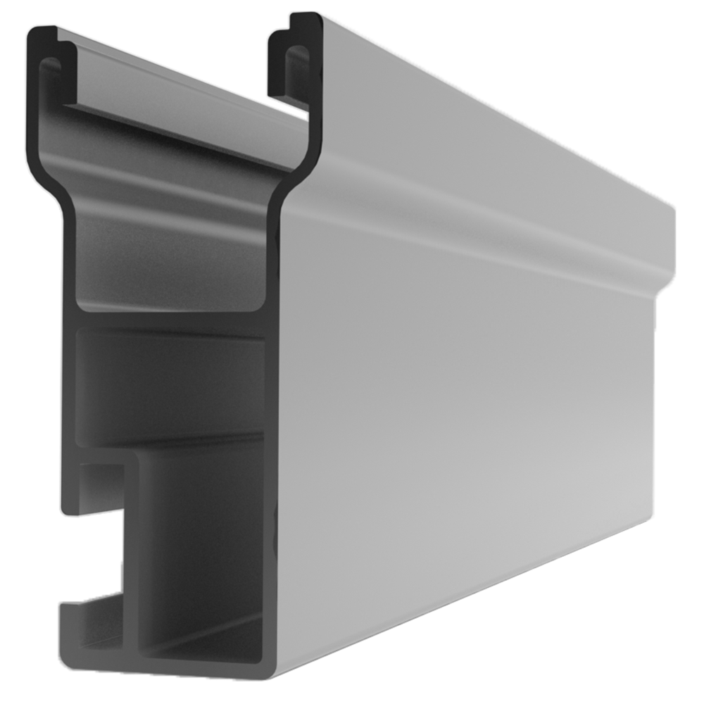 UniRac DGFT Ground Fixed Tilt Rail 166", Mill Finish