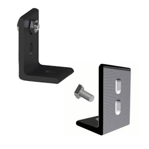 UniRac SolarMount Integrated Bonding: 1/4" X 2.00" T-Bolt & Nut, Dark ...