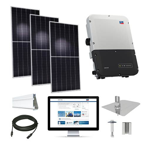 Ground Mount Kit for 12 solar panels IronRidge