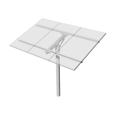 Top-of-Pole Mount for 3 Type-D Solar Modules