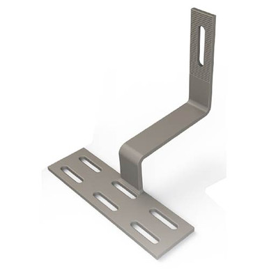 UniRac Tile Roof Hook, Spanish Tile Side Mount with 2 #14 X 3” Screws