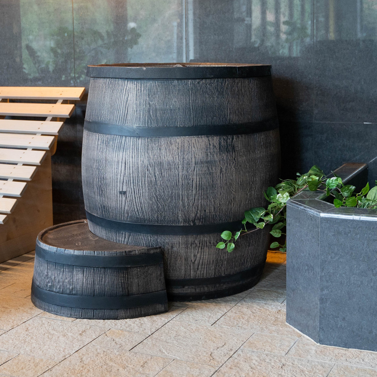 HydroBarrel 350 Ice Bath Barrel – Outdoor Cold Plunge Tub