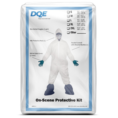 Public Safety - Personal Protective Equipment - HazMat PPE Kits - DQE
