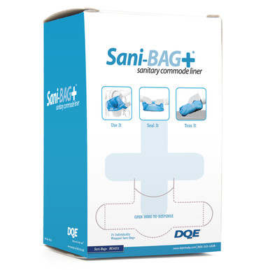Sani-Bag+ Commode Liner - DQE