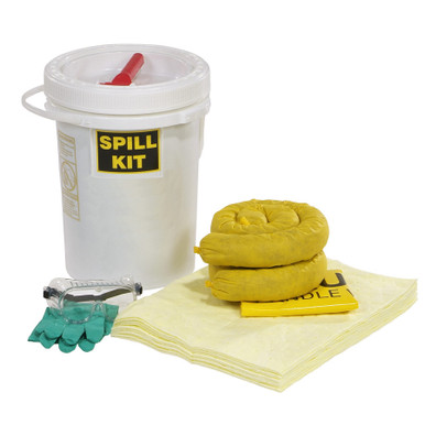 5 Gallon Spill Kit - Hazardous Spill Cleanup Spill Response Kit