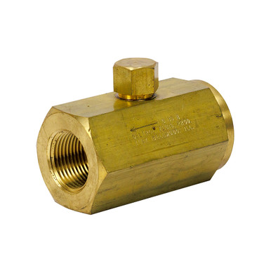 3/4" NPT Female x 3/4" NPT Female 12 GPM Inline Bronze Body Check Valve ...