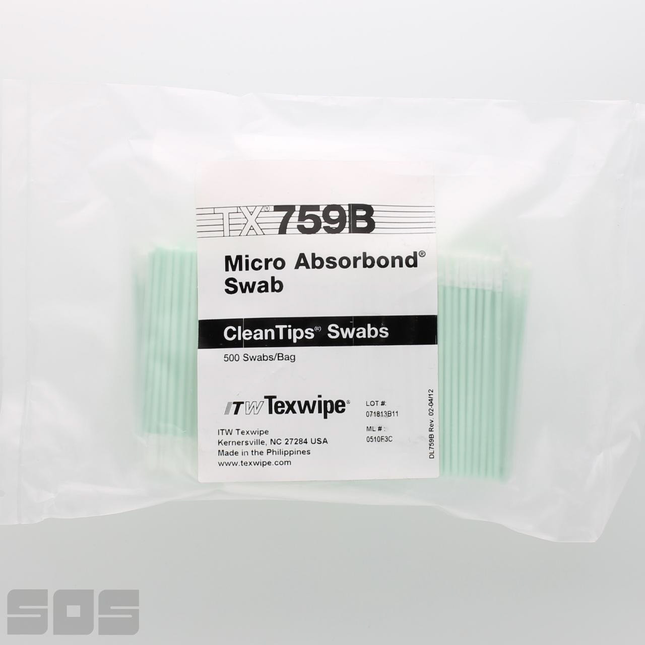 TX759B Micro Polyester Cleanroom Swab