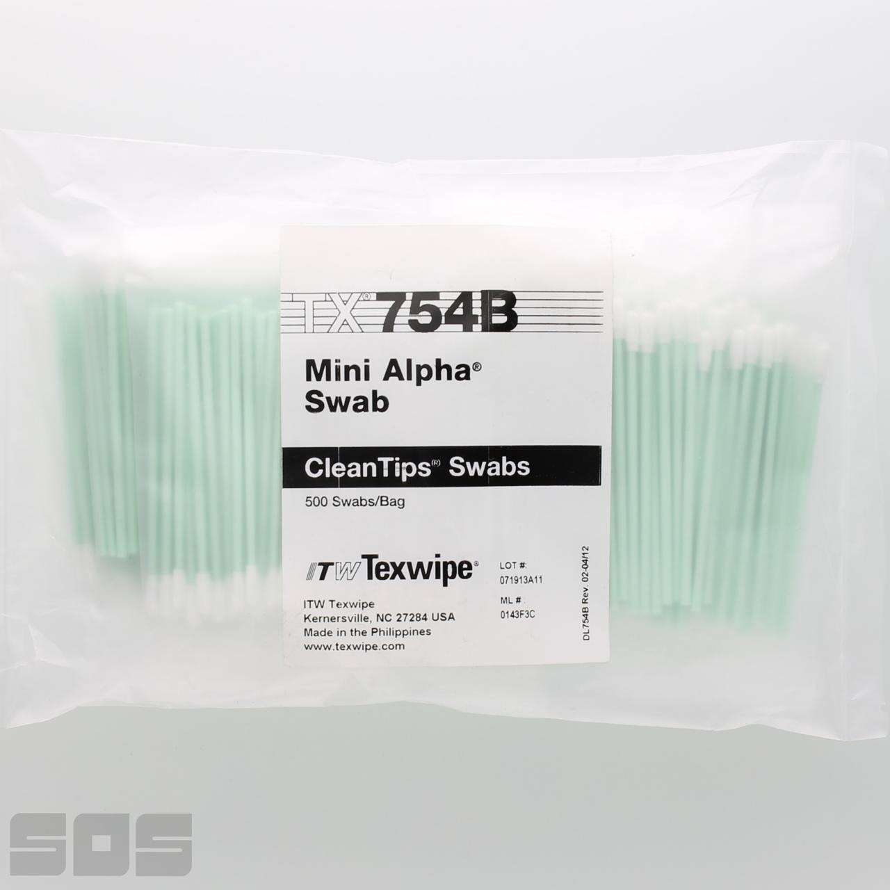 TX754B Polyester Cleanroom Swab